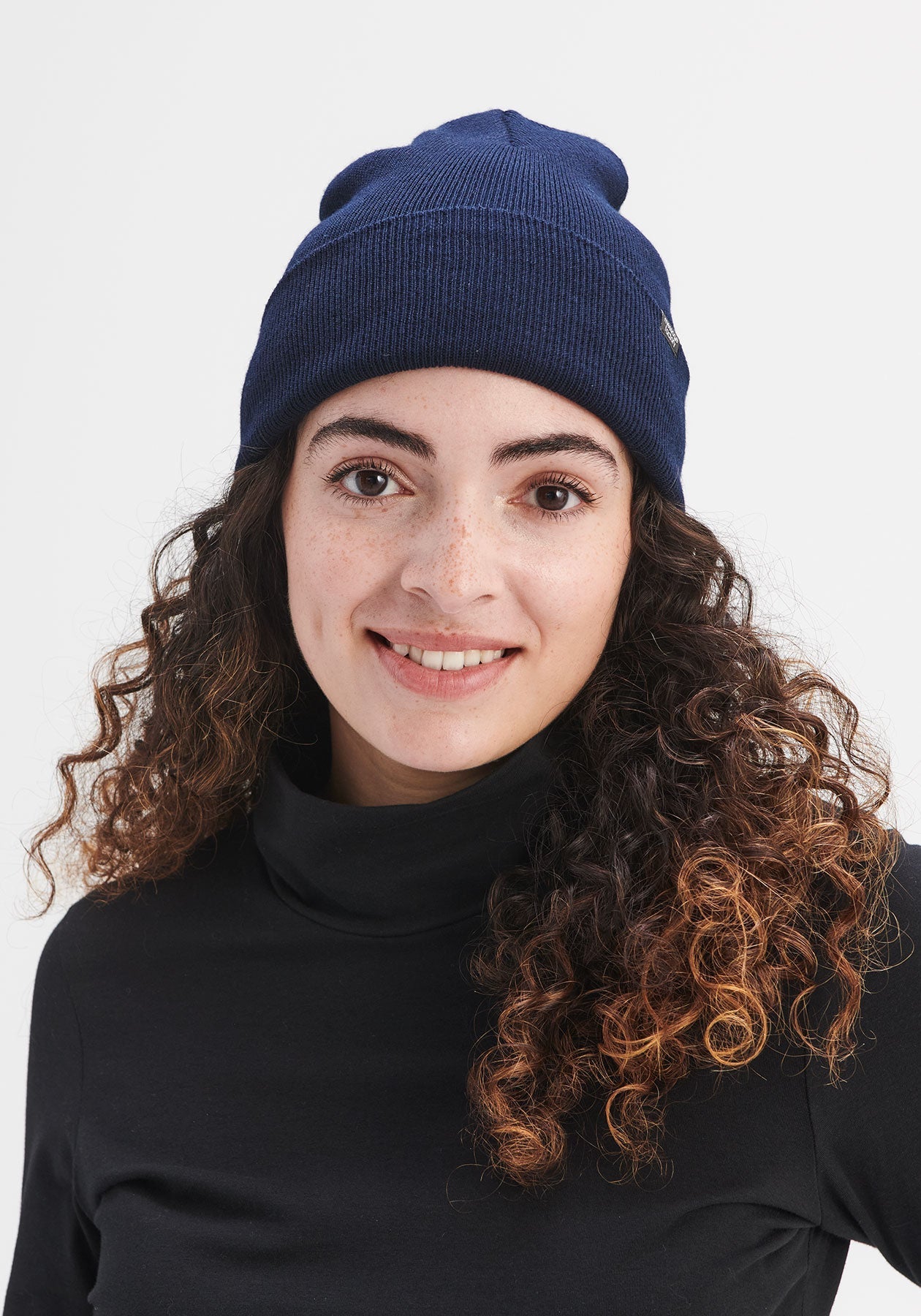 Navy Merino Wool Beanie - Beanie | Message Factory